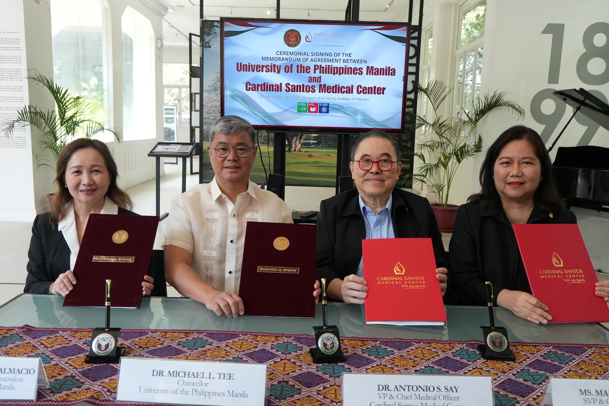 CSMC Signs Pacts with PhilHealth, PGH to Expand Healthcare ...